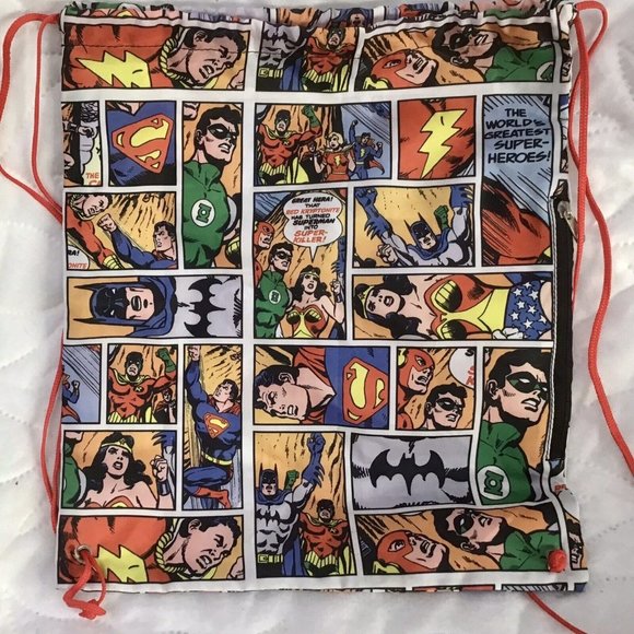 DC Comics | Accessories | Dc Comics Pullstring Bag Batman Robin ...